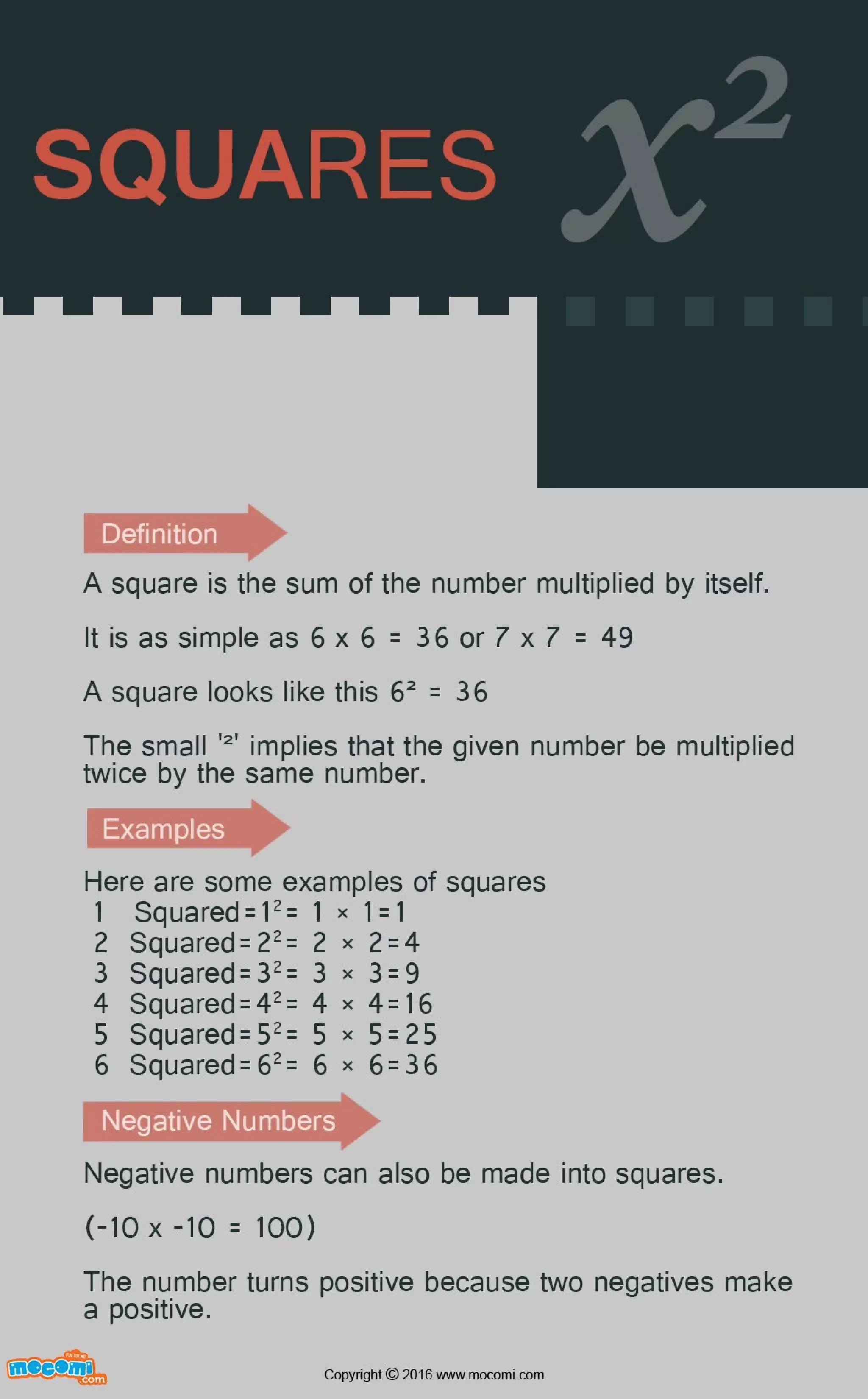 What is a Square Number in Math? - Mocomi Kids | PDF