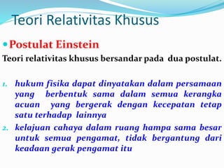 Bab Relativitas | PPTX