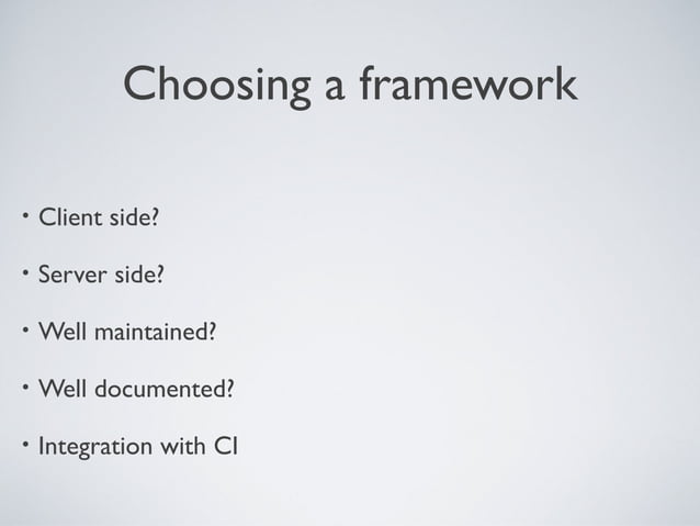 JavaScript Testing: Mocha + Chai | PPT