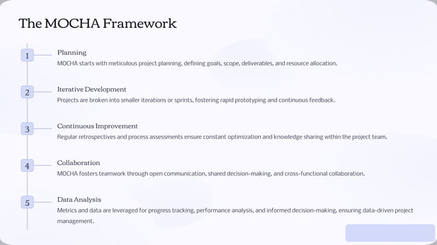 MOCHA Project Management: A Comprehensive Guide | PPT