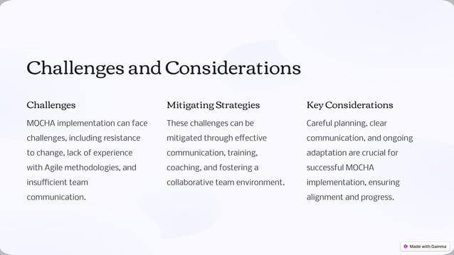 MOCHA Project Management: A Comprehensive Guide | PPT