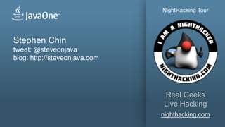 Mocha Raspberry Pi hacking - Stephen Chin | PPT