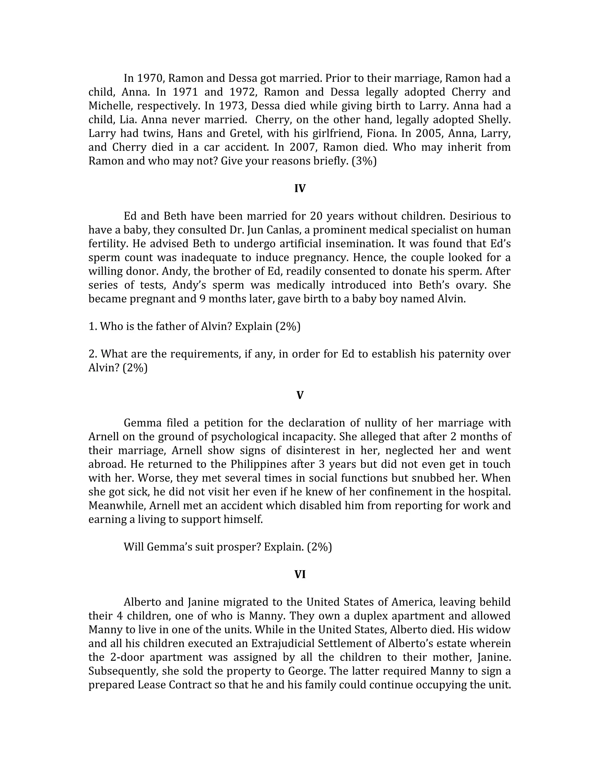 Mock bar-exam-civil-law | DOC