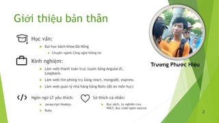 Xây dựng hệ thống quản lý sân bóng sử dụng Yii Framework | PPTX