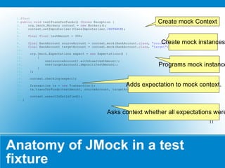 Mastering Mock Objects - Advanced Unit Testing for Java | PPT