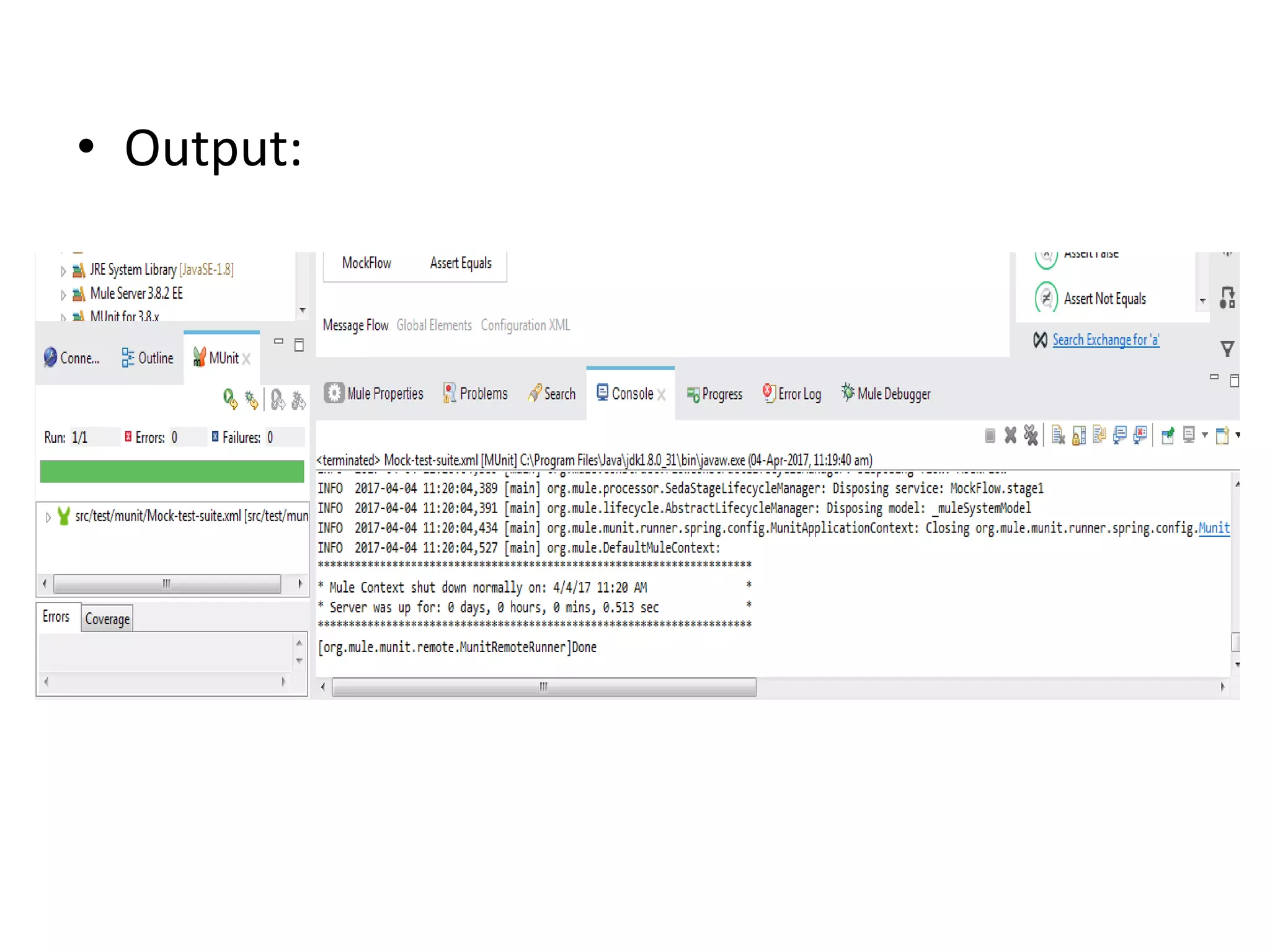 Mock component in munit | PPT