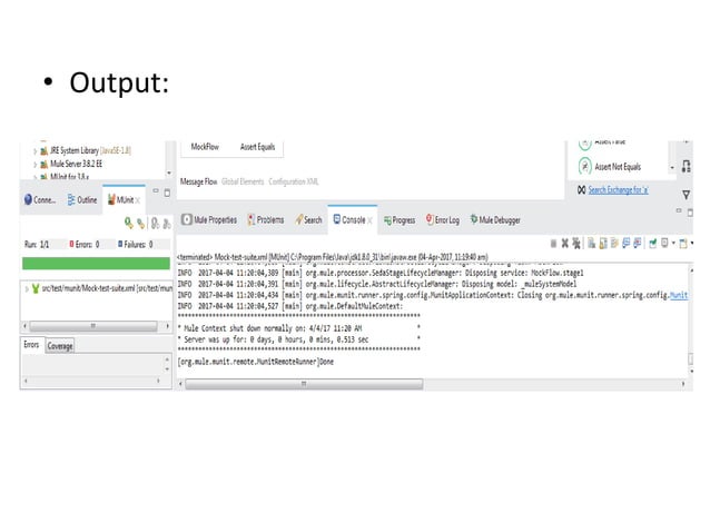 Mock component in munit | PPT