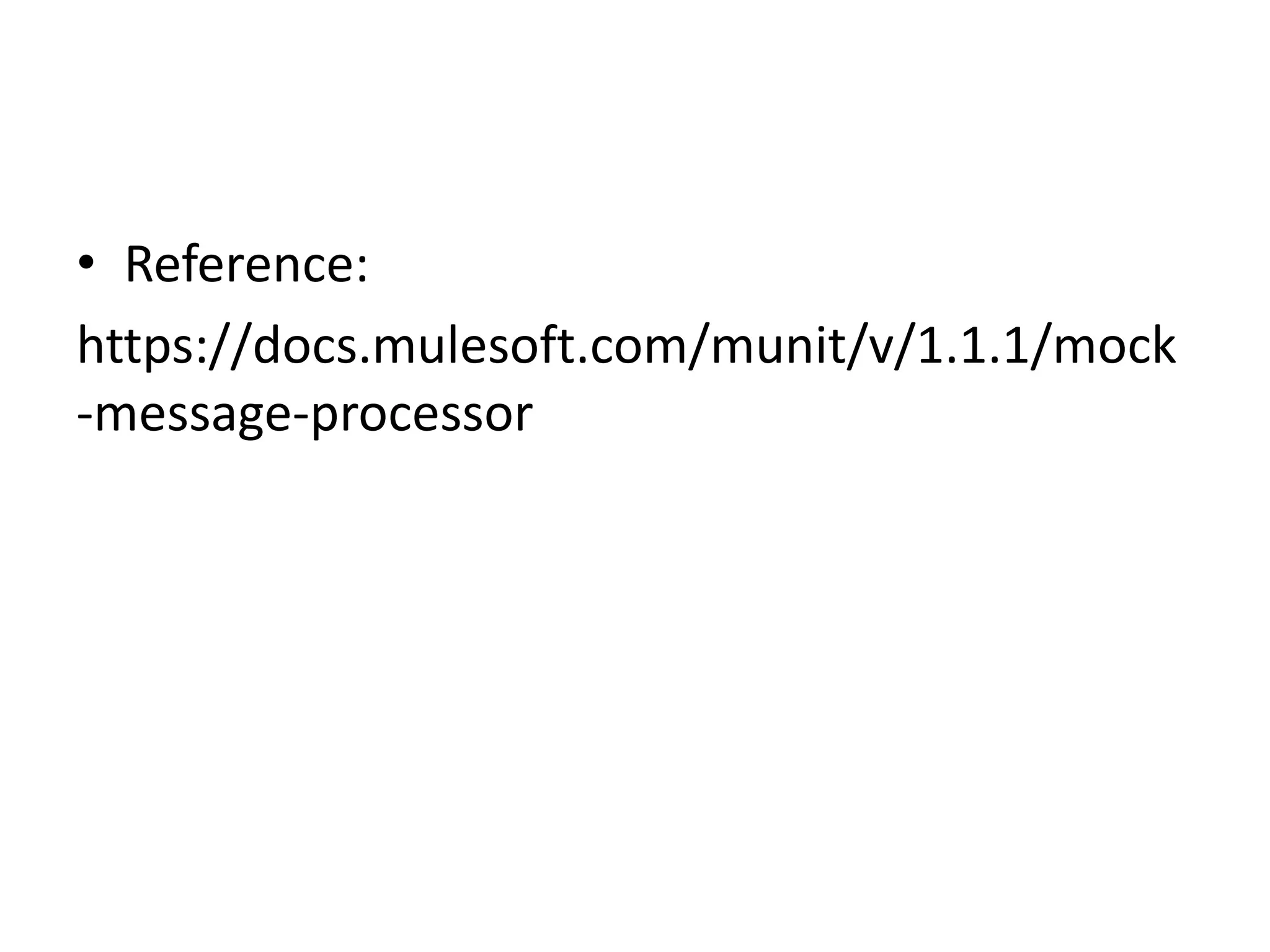 Mock component in munit | PPT