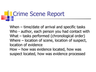 Mockcrimescene | PPT