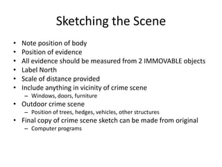 Mock crime scenes activity | PPTX