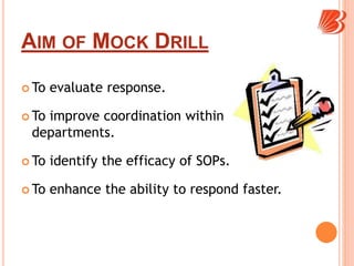 Mock drill | PPTX