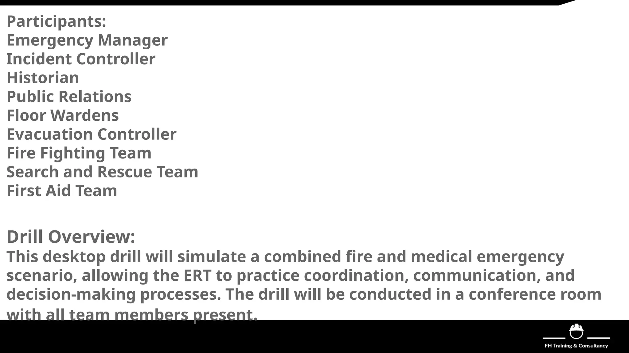 MOck Drill for emergency prepadness.pptx | First Aid | Injuries