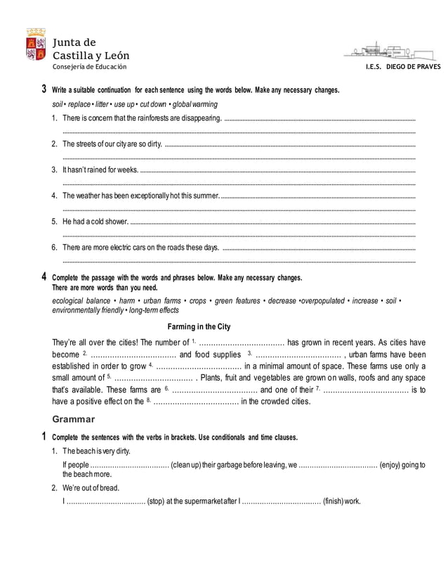 MOCK EXAM UNIT 4 (2ND BACHILLERATO) | PDF