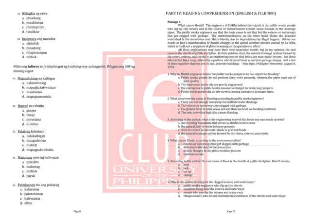 Mock Exam UPCAT.pdfMock Exam UPCAT.pdfUP | PDF