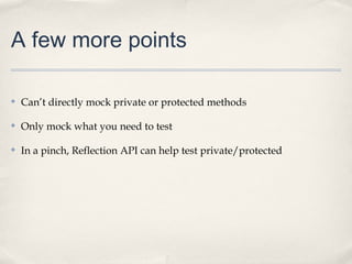 Mocking Dependencies In Phpunit Ppt