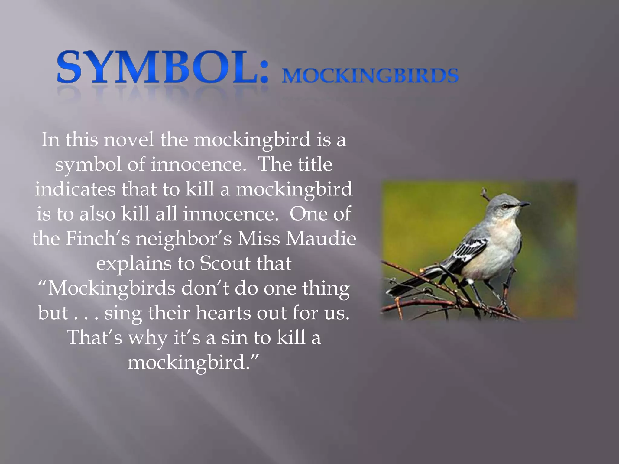 Mockingbird | PPTX
