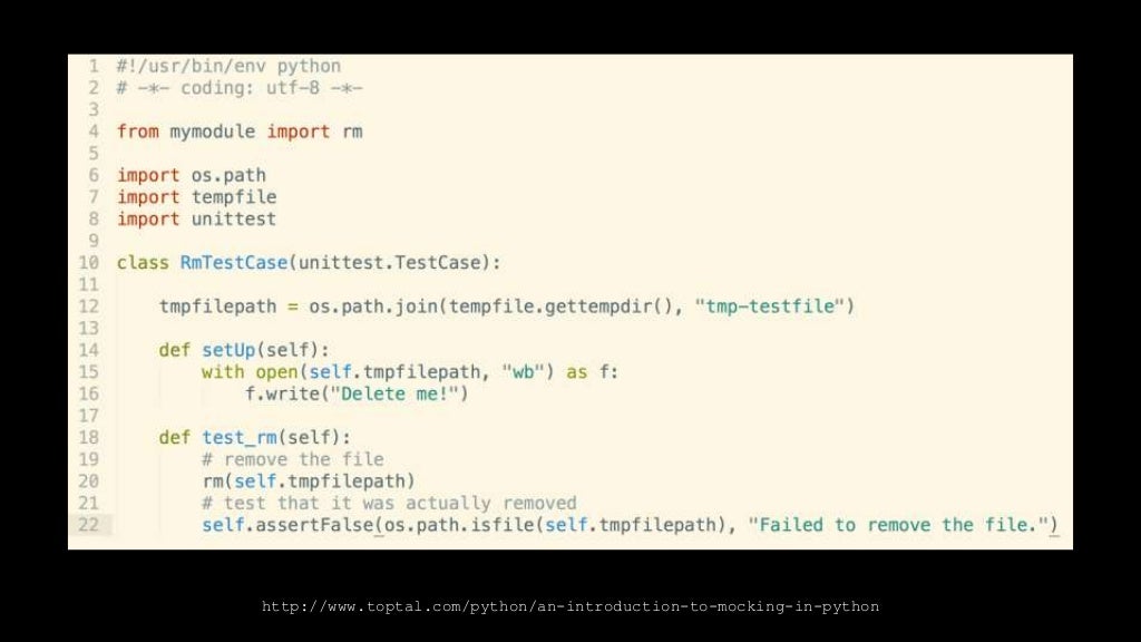 Mocking In Python