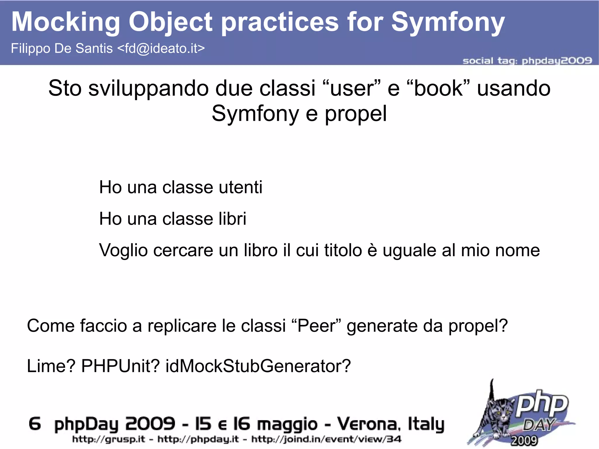 Mocking Objects Practices | PPT