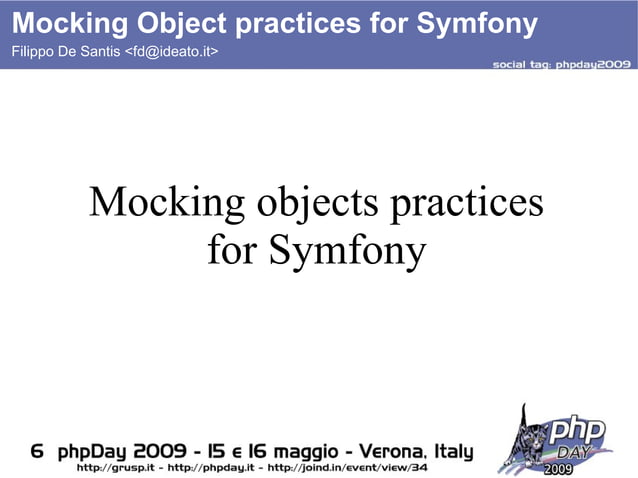 Mocking Objects Practices Ppt