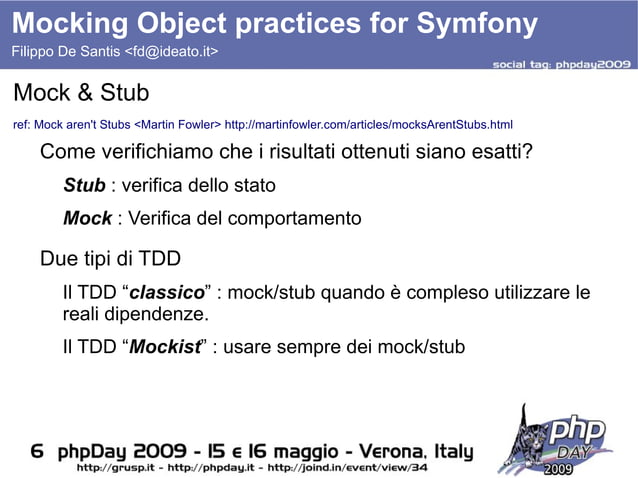 Mocking Objects Practices Ppt