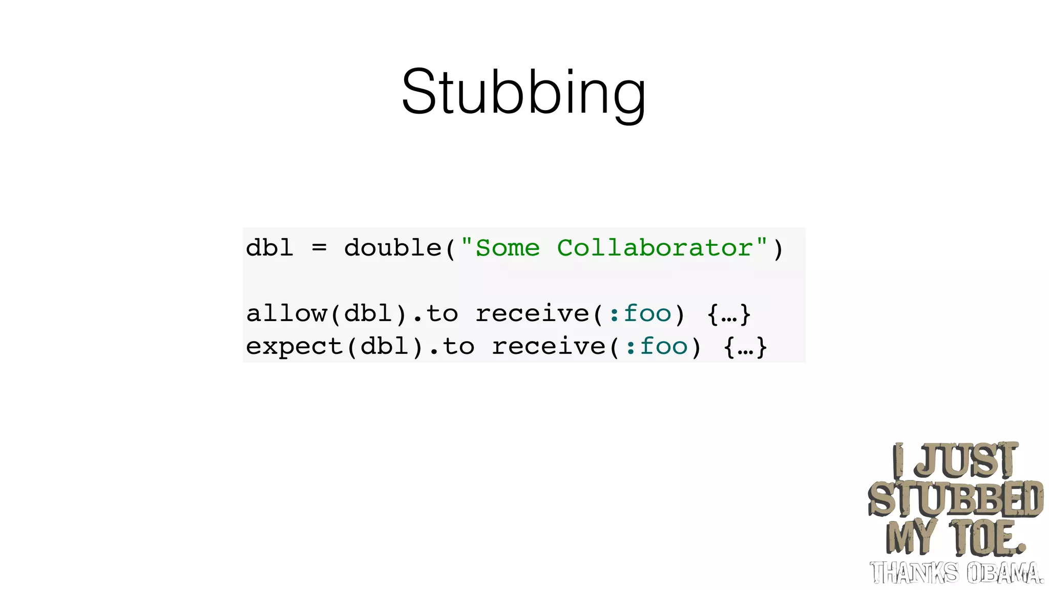 Mocking & Stubbing | PPT