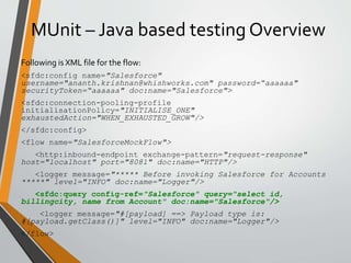 Mocking with salesforce using Munit | PPTX | Computing | Technology & Computing
