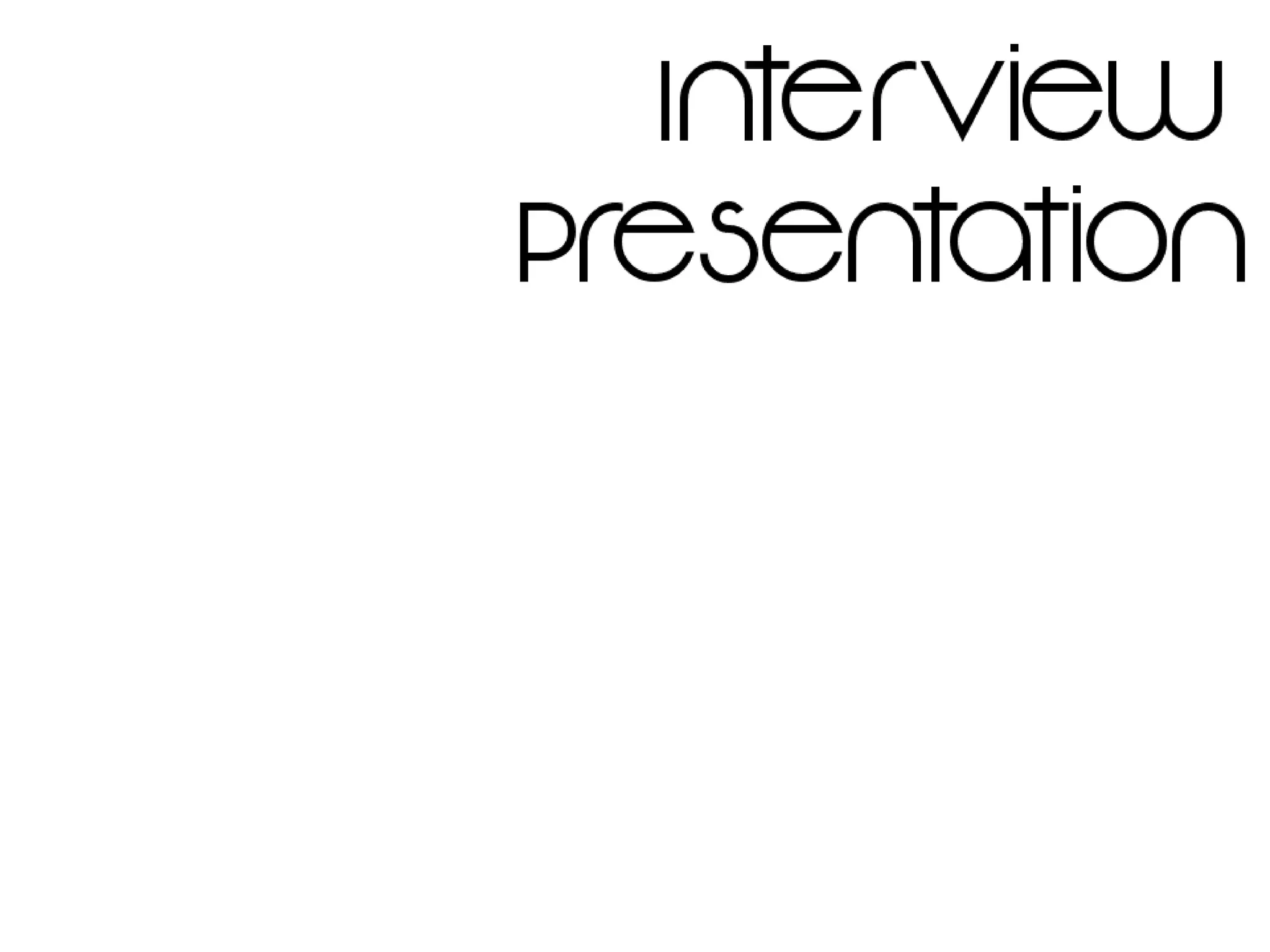Mock interview | PPTX