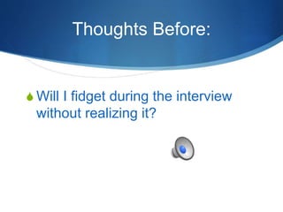 Mock interview reflection | PPT