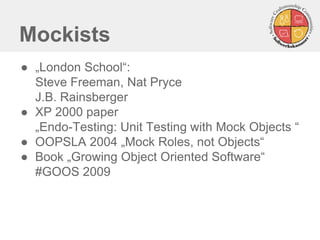 Mockist vs. Classicists TDD | PDF