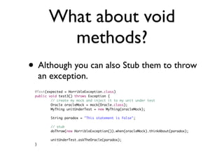 Basic Unit Testing with Mockito | KEY