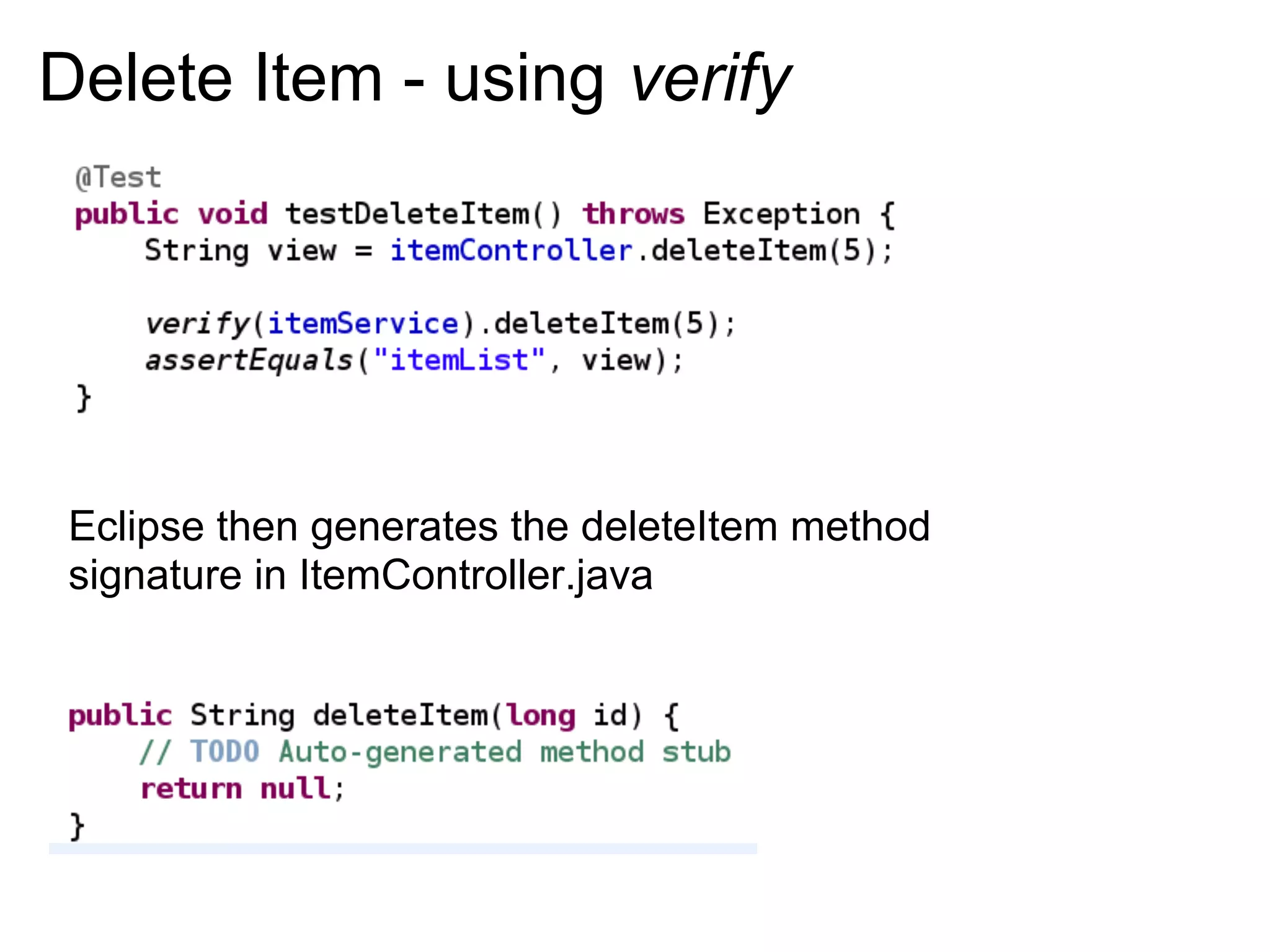 Mocking in Java with Mockito | PDF