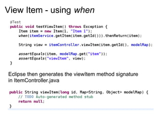 Mocking in Java with Mockito | PDF