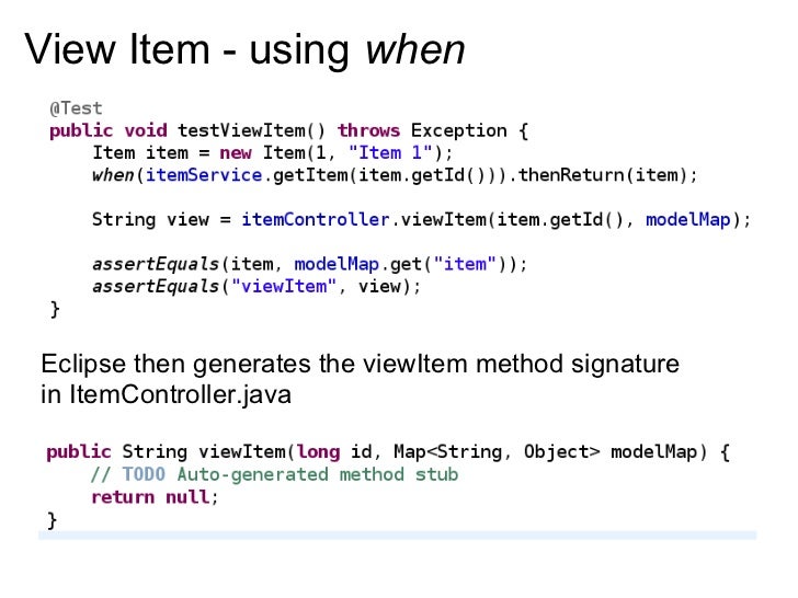 Mocking In Java With Mockito