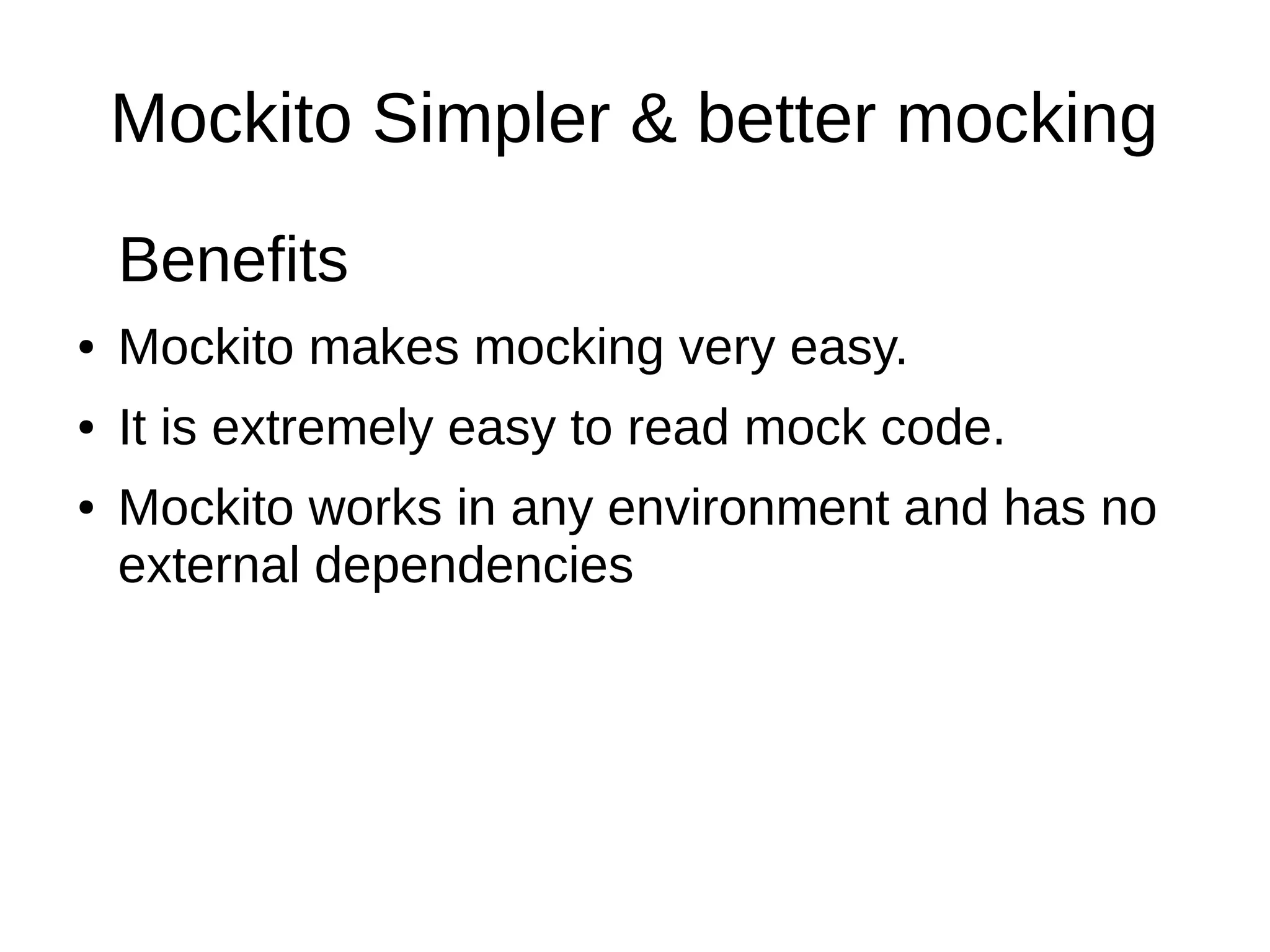 mockito simpler & better mocking | PDF | Programming Languages | Computing