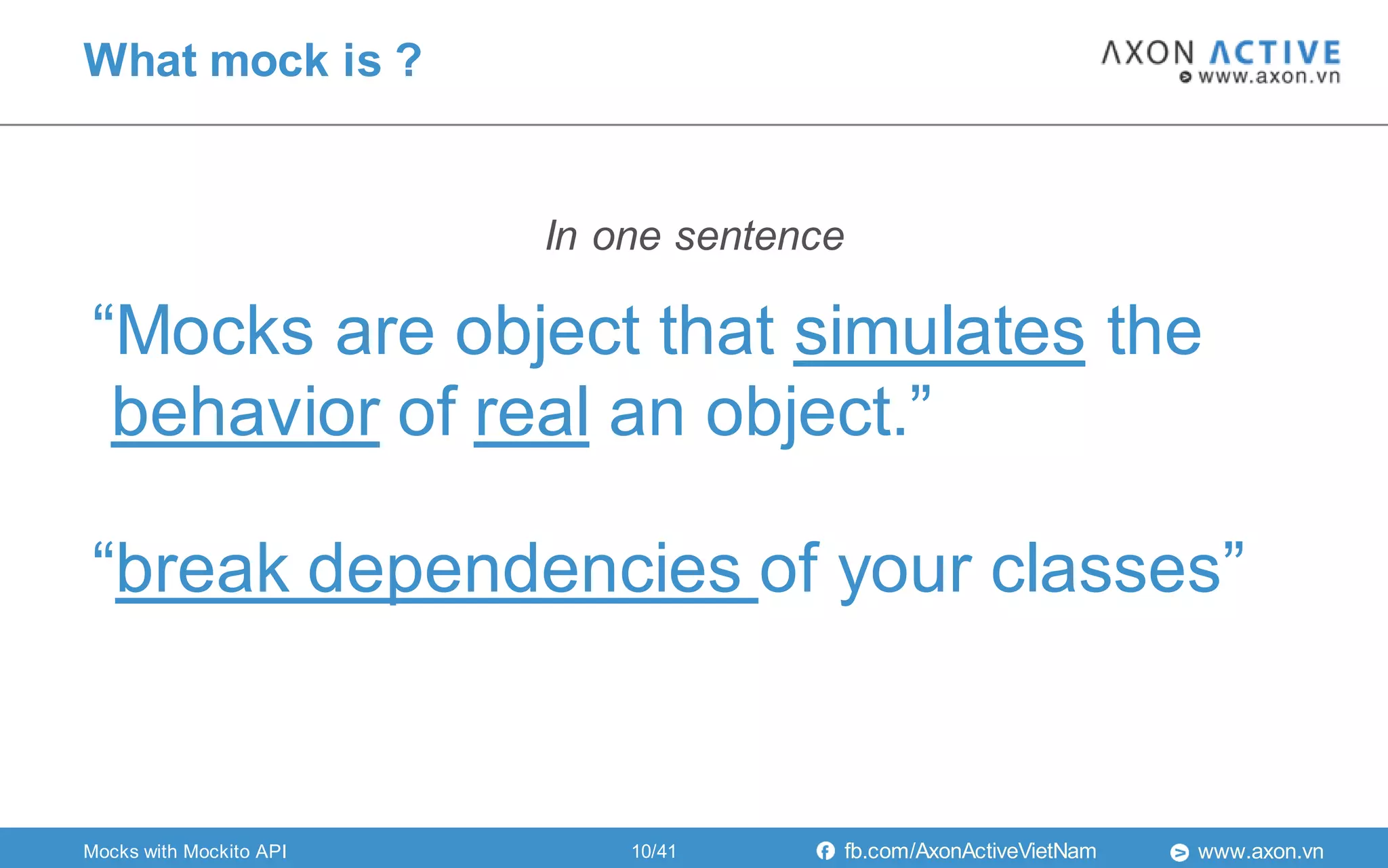 Mockito A Simple Intuitive Mocking Framework Ppt 9917