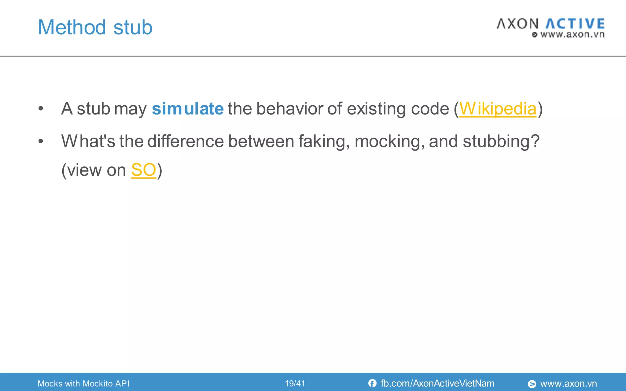 Mockito A Simple Intuitive Mocking Framework Ppt