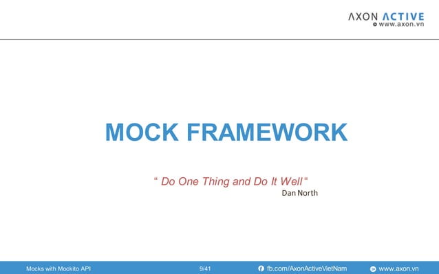 Mockito A Simple Intuitive Mocking Framework Ppt 0437