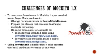 Mockito 2.x Migration - Droidcon UK 2018 | PDF