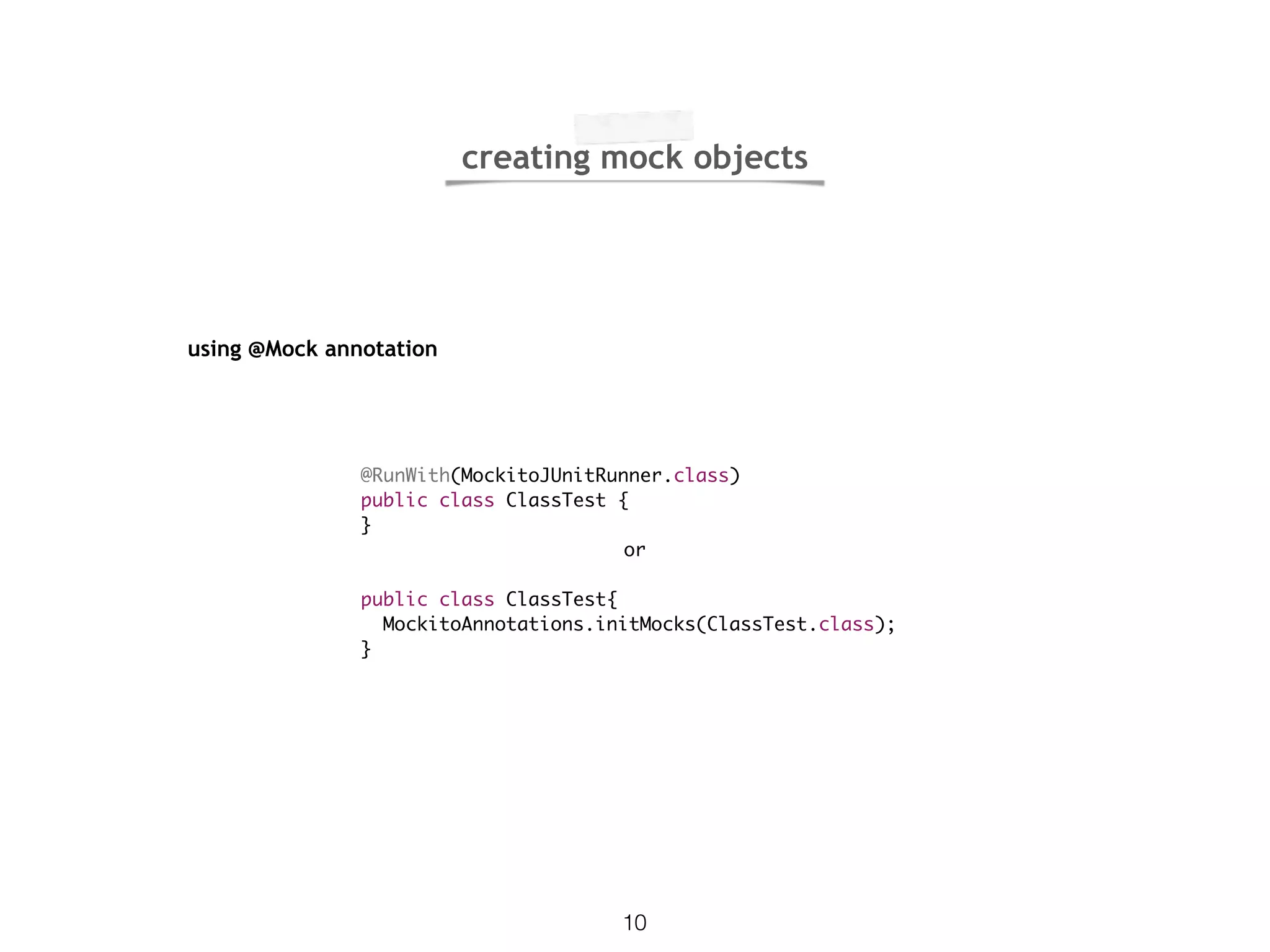 Mockito intro | PDF