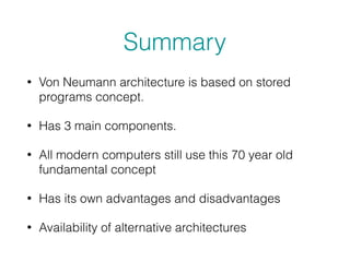 Von Neumann Architecture | PDF