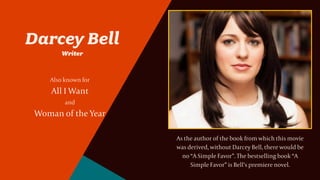 Mock Movie Pitch for A Simple Favor (2018) | PPT