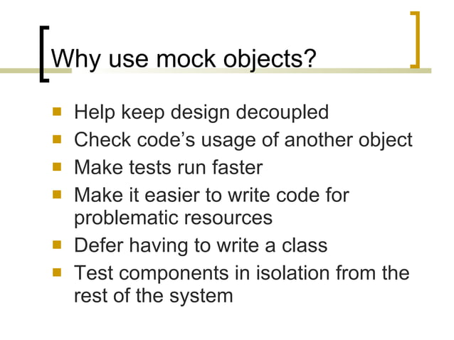 Mock Objects Presentation Ppt Computing Technology And Computing 2894