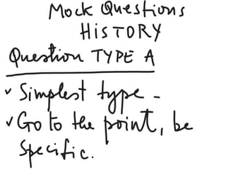 Mock questions guide | PDF