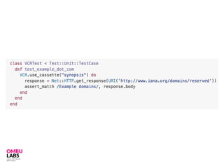 Mocks vs. Stubs | PPT