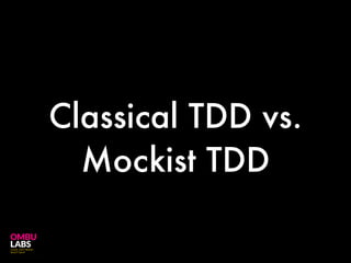 Mocks vs. Stubs | PPT