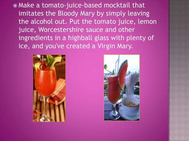 MOCKTAIL | PPTX | Alcoholic Beverages | Food & Drink