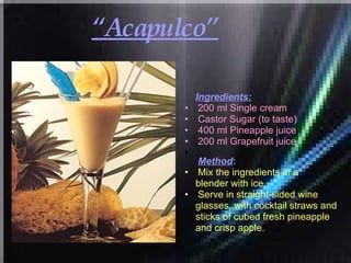 Mocktails | PPT