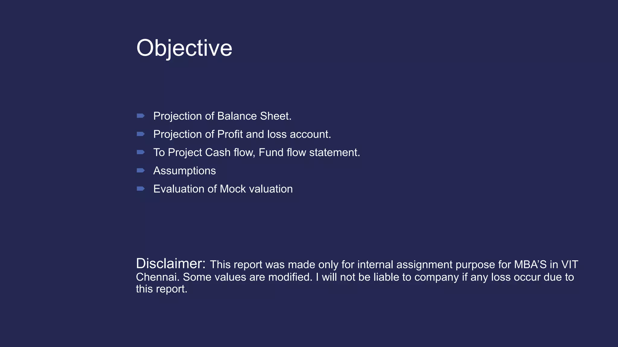 Mock projection of Axis Bank | PPTX
