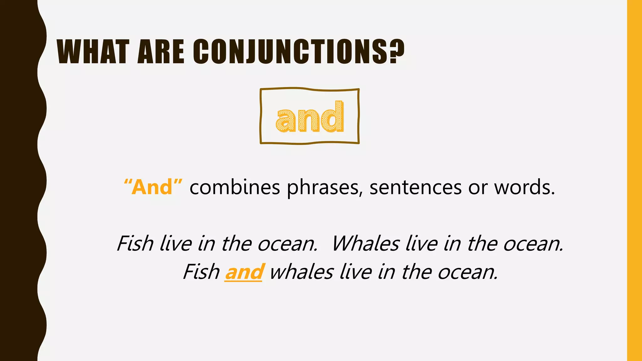 Conjunctions | PPTX