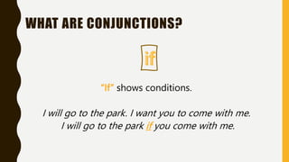 Conjunctions | PPTX